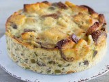 Instant Pot Bread Pudding Savory With Mushrooms And Parmesan
