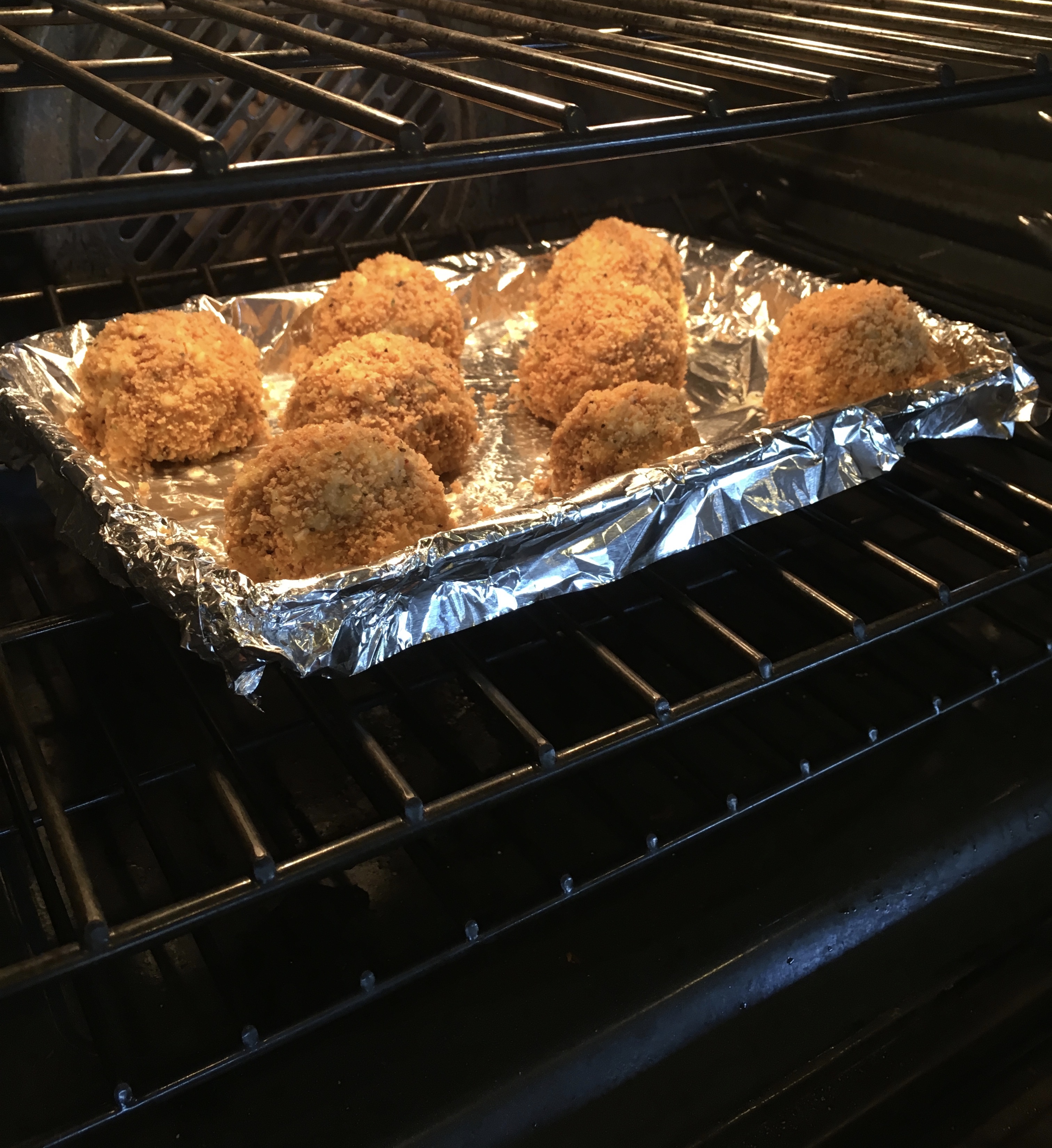 Baked Popper Style Risotto Balls Recipe | TheForkingTruth