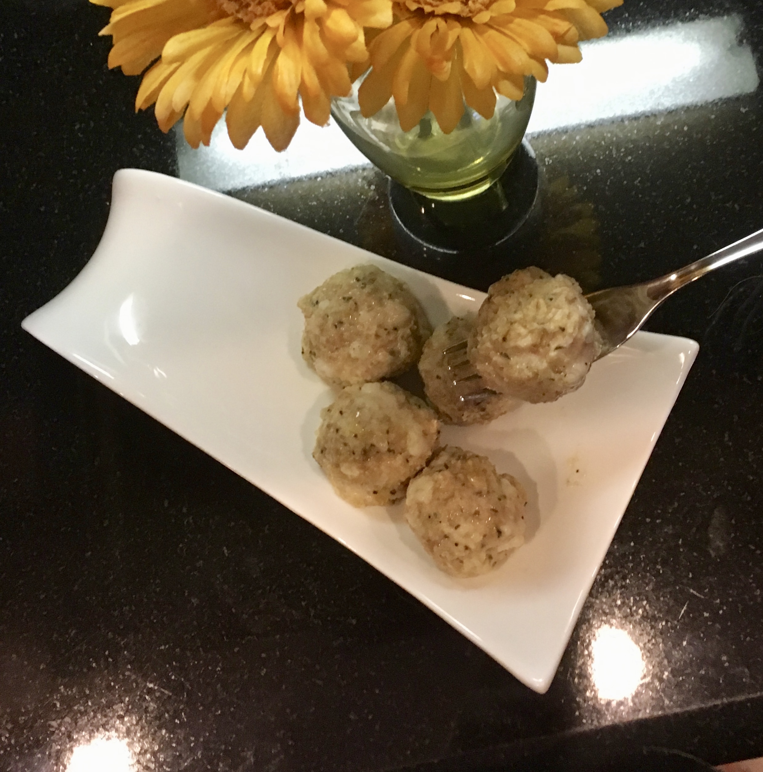 Juicy Cheesy Chicken Meatballs for Man or Beast Recipe | TheForkingTruth
