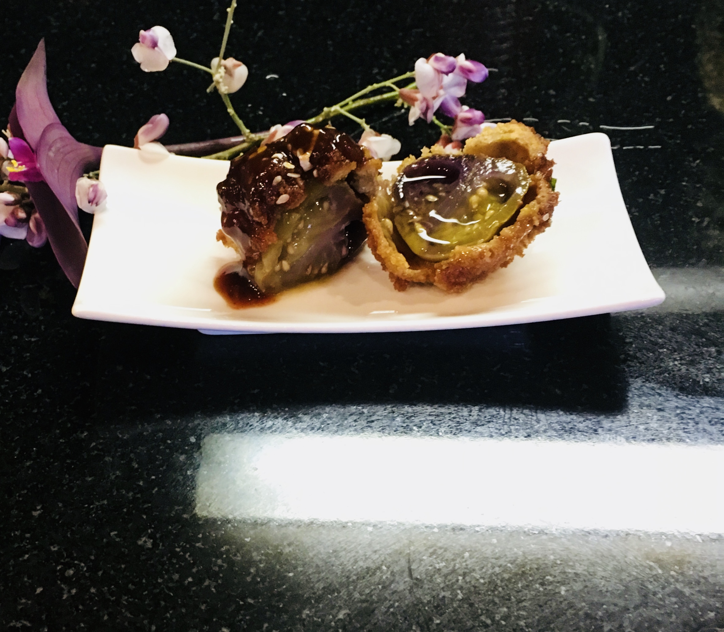 Korean Fried Style Baked Tomatoes Recipe | TheForkingTruth