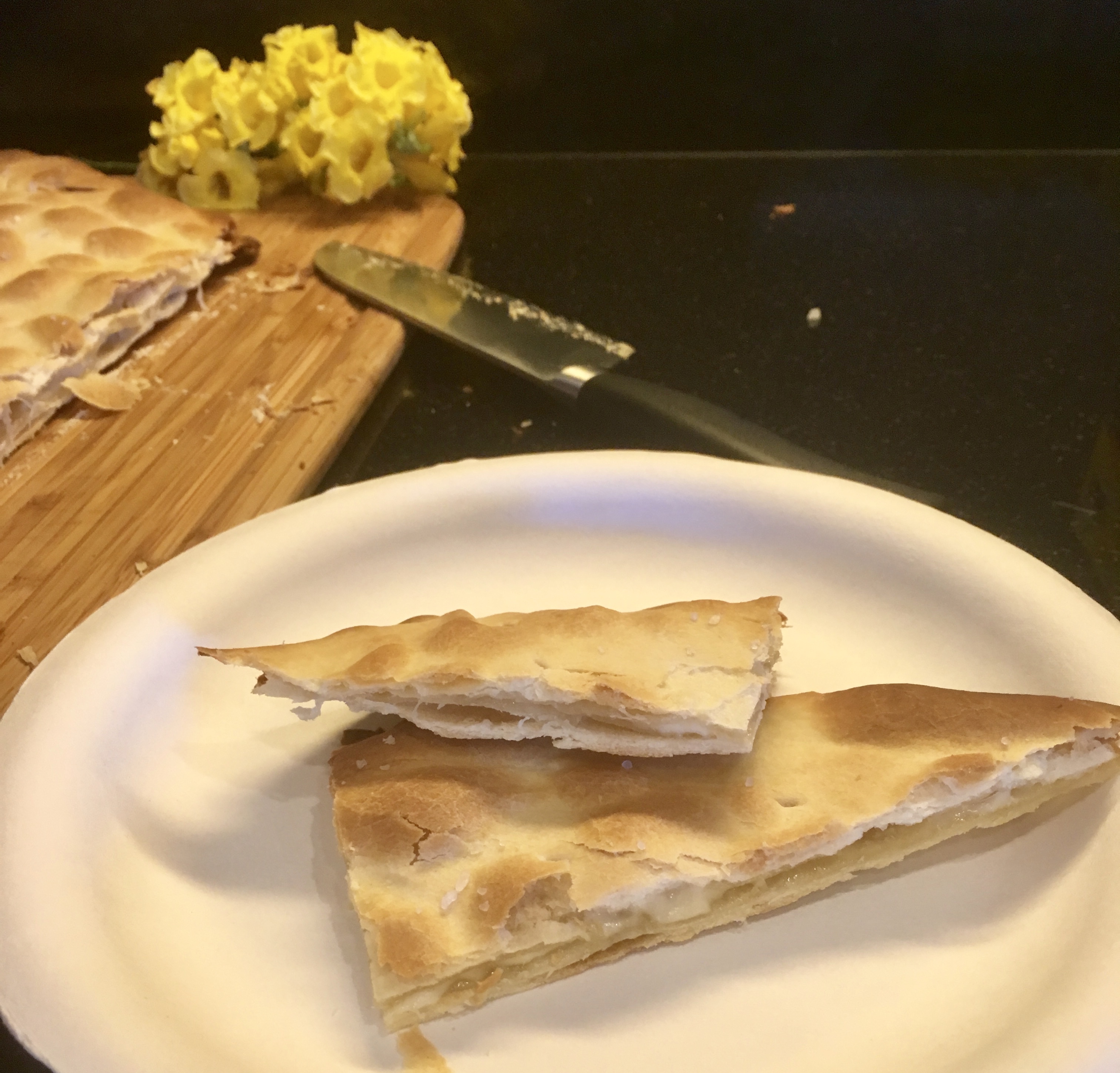 Ciao Italia Mary Ann Esposito Focaccia di Recco Recipe | TheForkingTruth