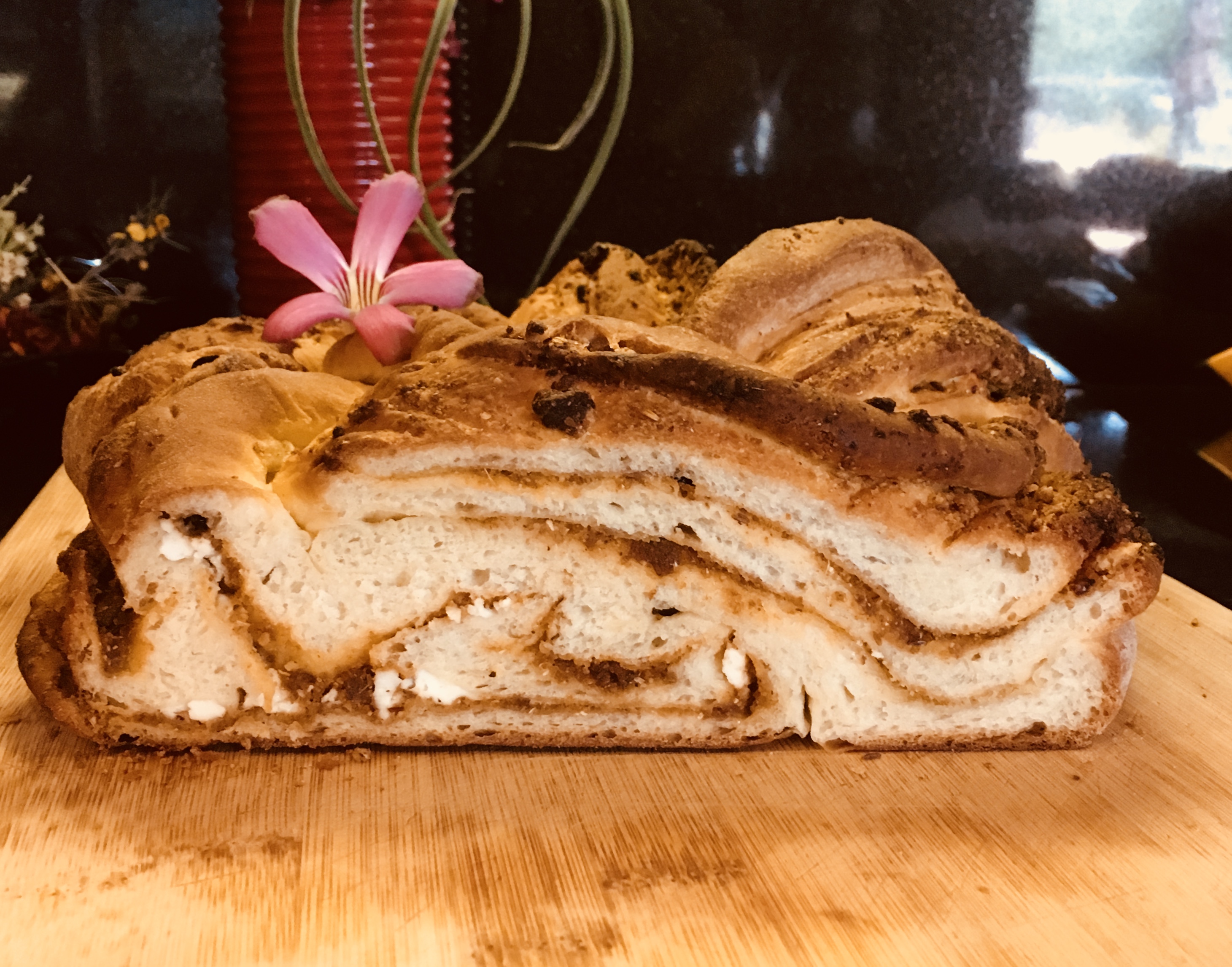 Dukkah Feta and Barberry Bread Recipe | TheForkingTruth