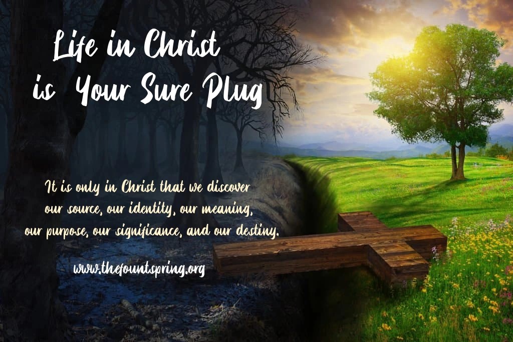 LIFE IN CHRIST IS YOUR SURE PLUG (2) - The Fount Spring