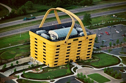 Strange Bizarre Architecture - Ohio Basket Buildings - Weird Buildings