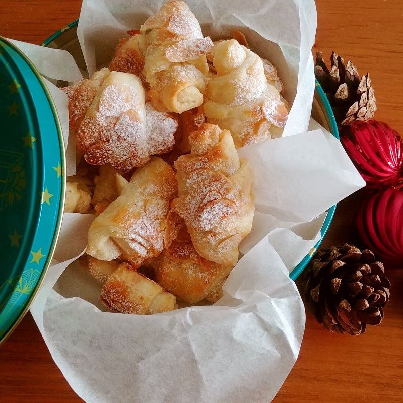 Marzipan Filled Rugelach – The Fuzzy Artichoke