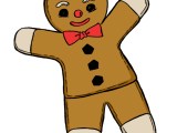 Gingerbread Man Drawing How To Draw A Gingerbread Man Step 53 Off