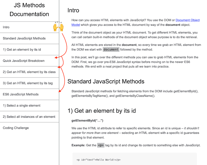 2 Ways To Build A Technical Documentation Page (freeCodeCamp Challenge ...
