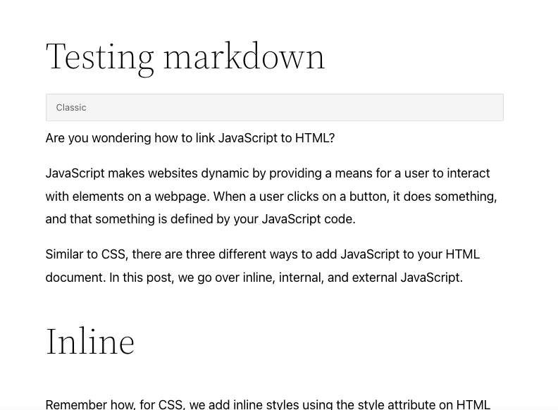 How To Get Started With Markdown In WordPress - The Helpful Tipper