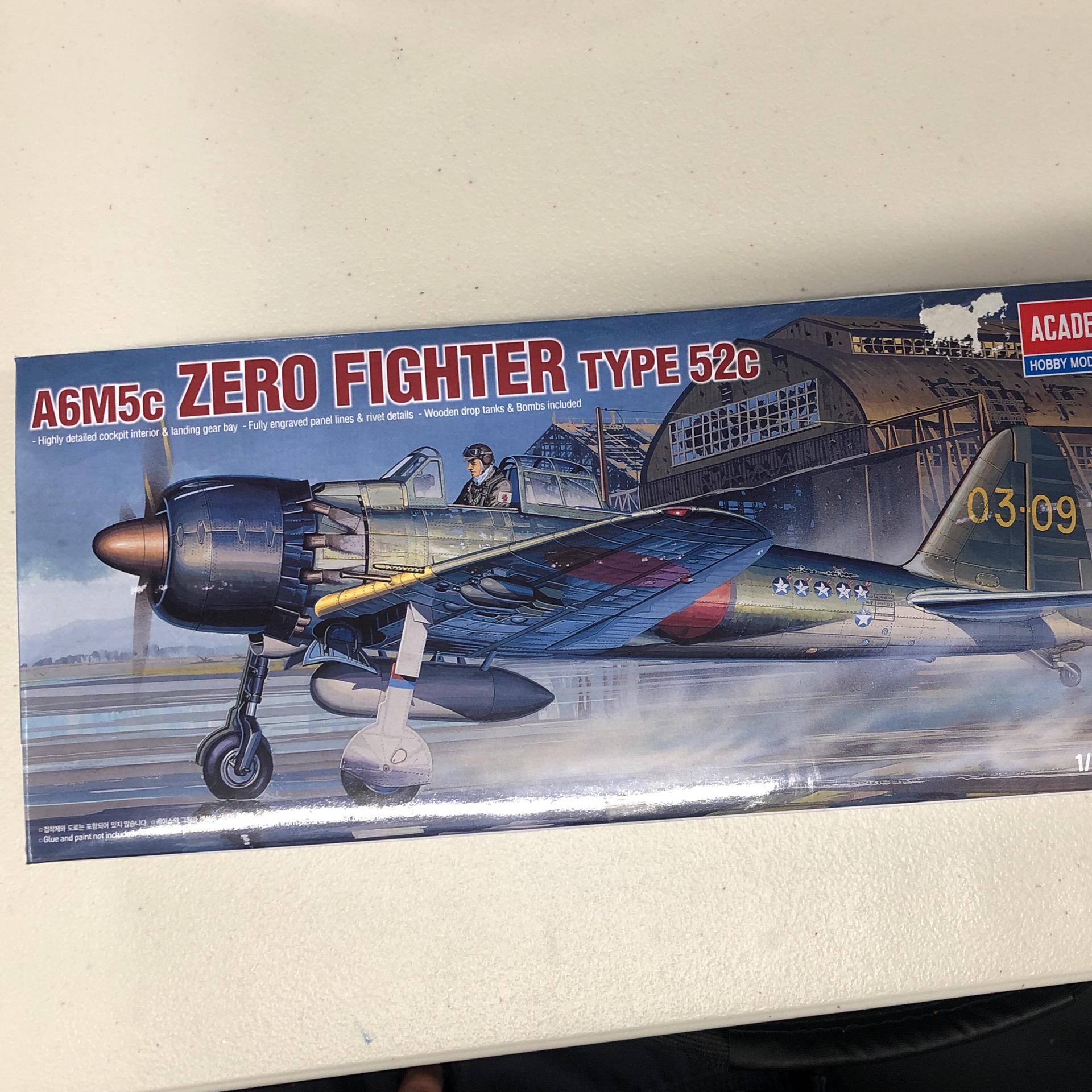 Academy 12493 1/72 Zero Fighter Type 52C (A6M5C) Plastic Model Kit ...