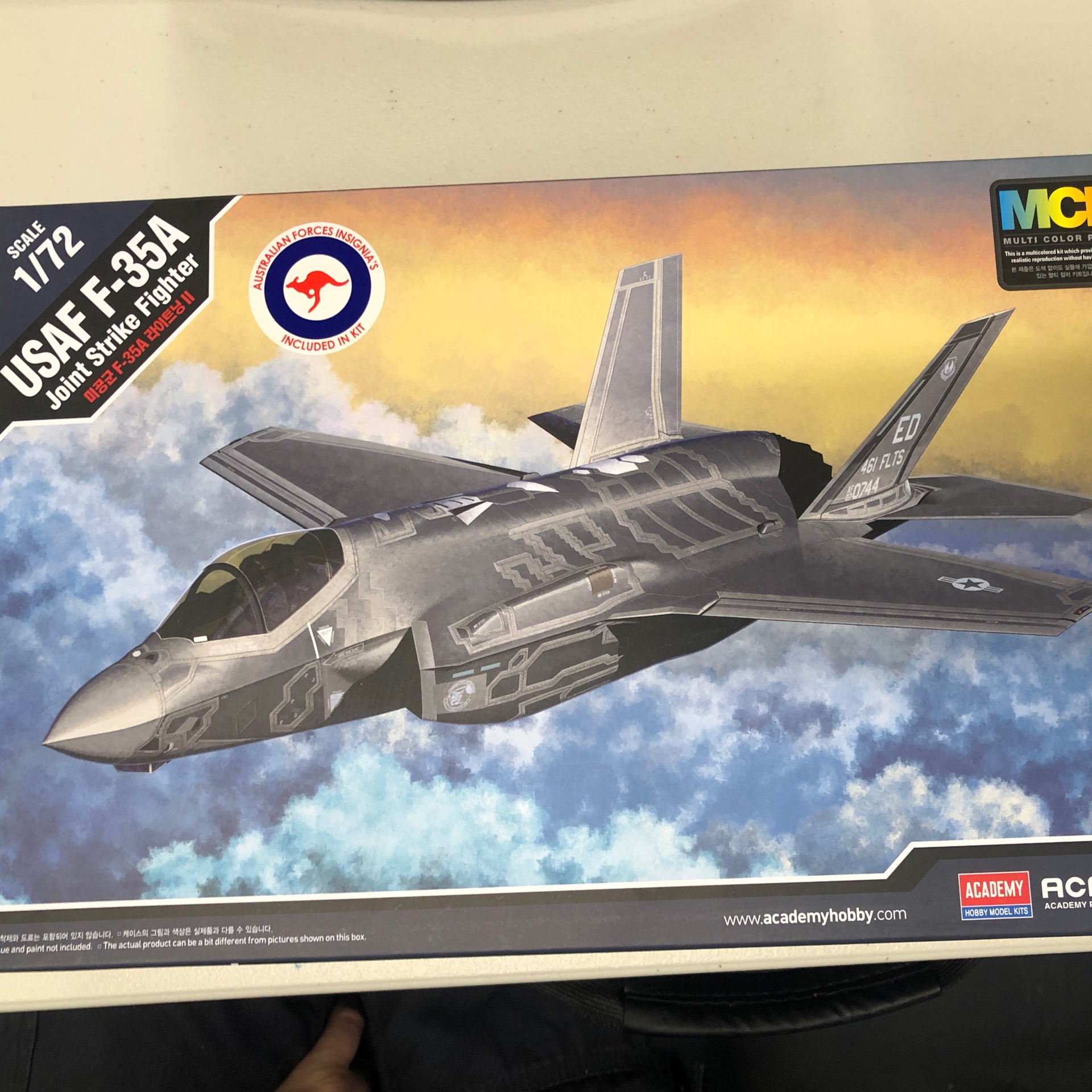 Academy 12507 1/72 F-35A Lightning II MCP Plastic Model Kit *Aus Decals ...