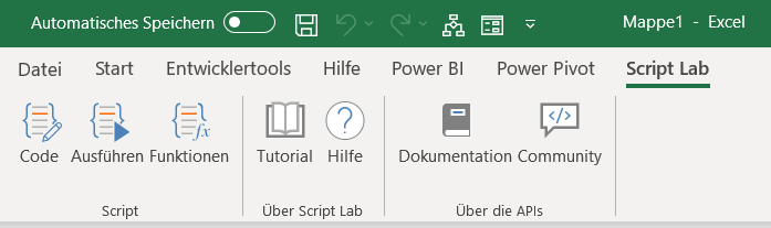 ScriptLab | at Excel-Blog - Andreas Thehos