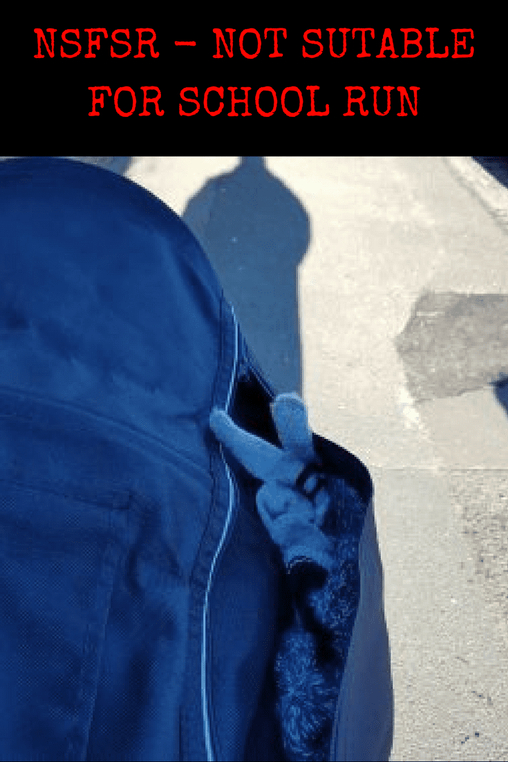 NSFSR - Not Suitable For School Run - Erica: The Incidental Parent