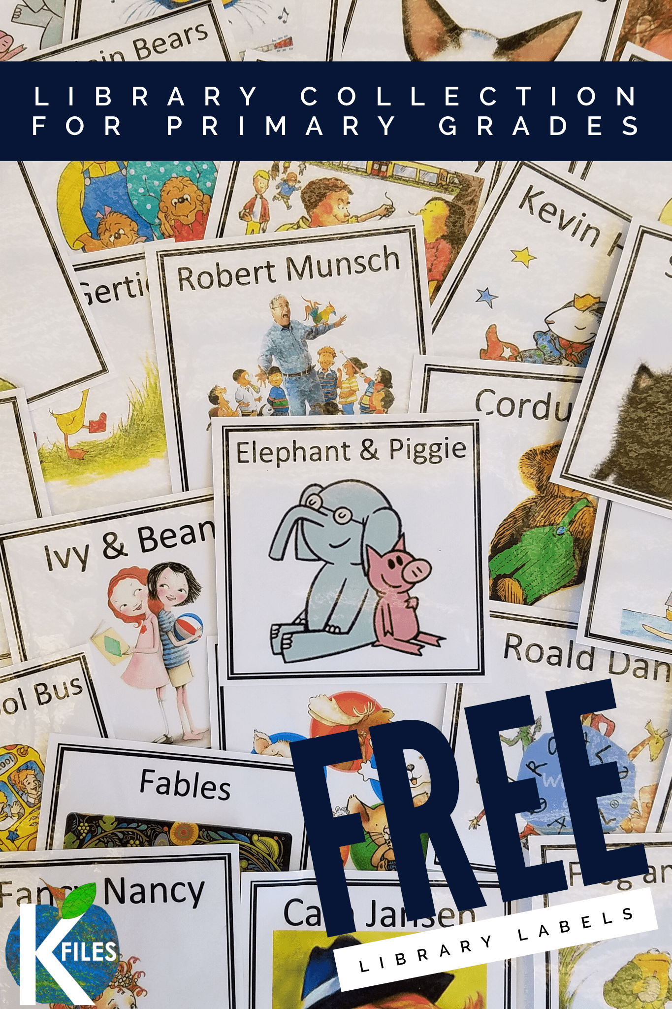 Classroom Library Labels: Freebie! - The K Files