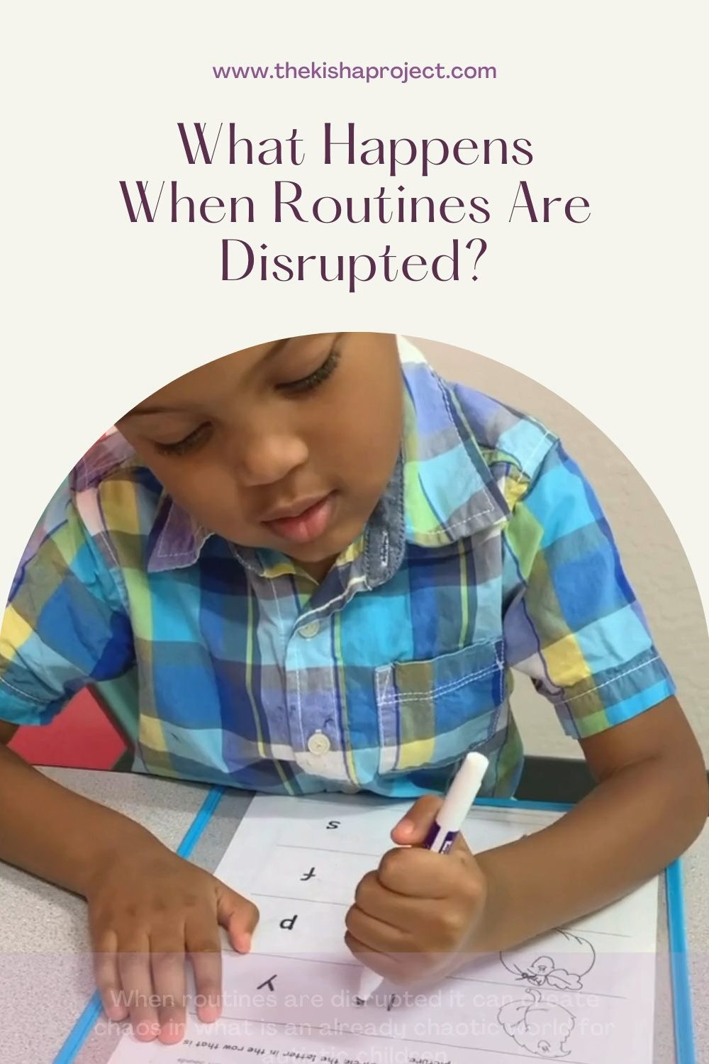 Disrupted-Routines-poster - The Kisha Project