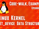 Linux Kernel Network Programming Struct Net Device Data Structure