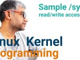 Linux Kernel Sysfs Interface Sample Kernel Module Create And Read