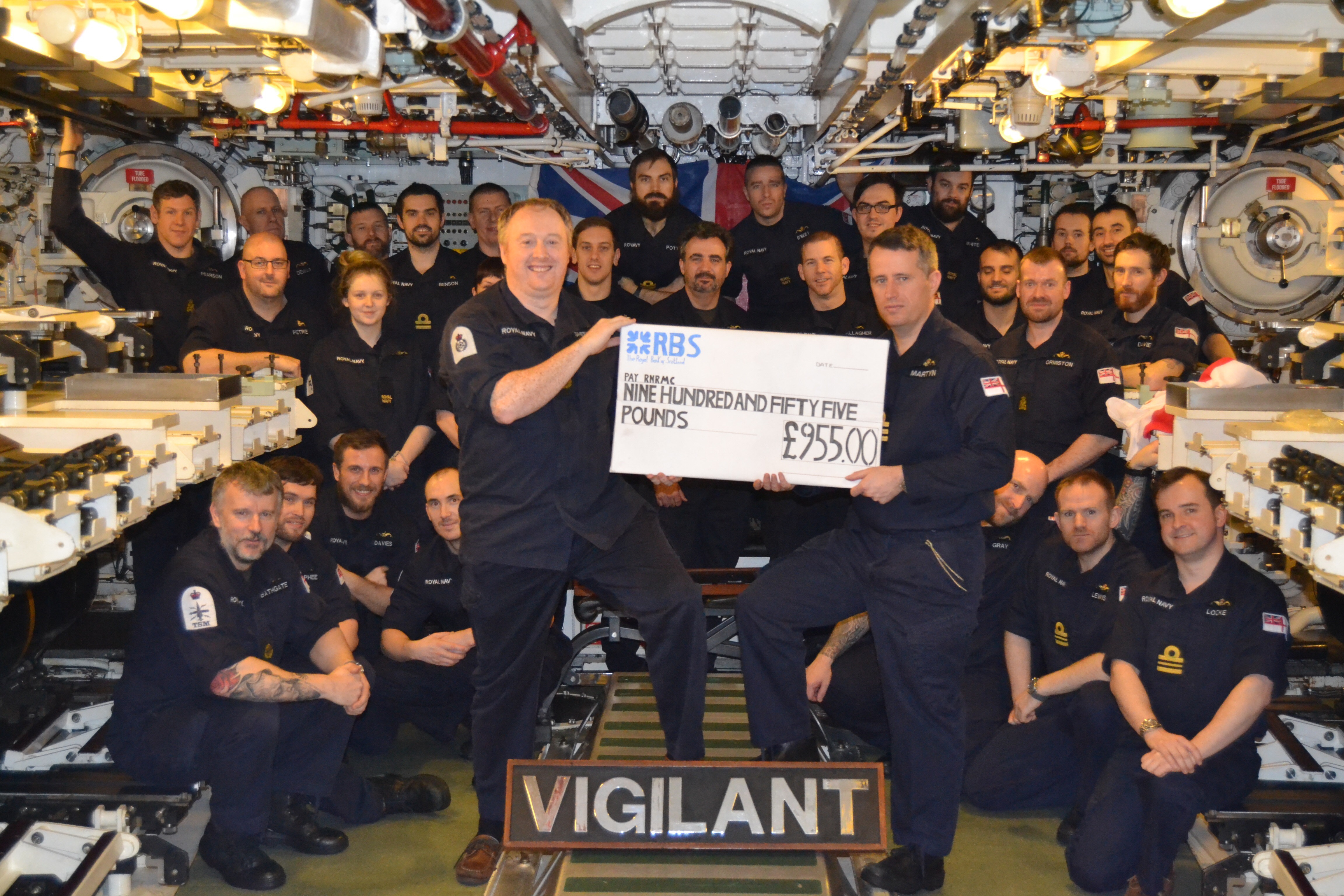 HMS Vigilant crew's Olympian feats - The Lochside Press