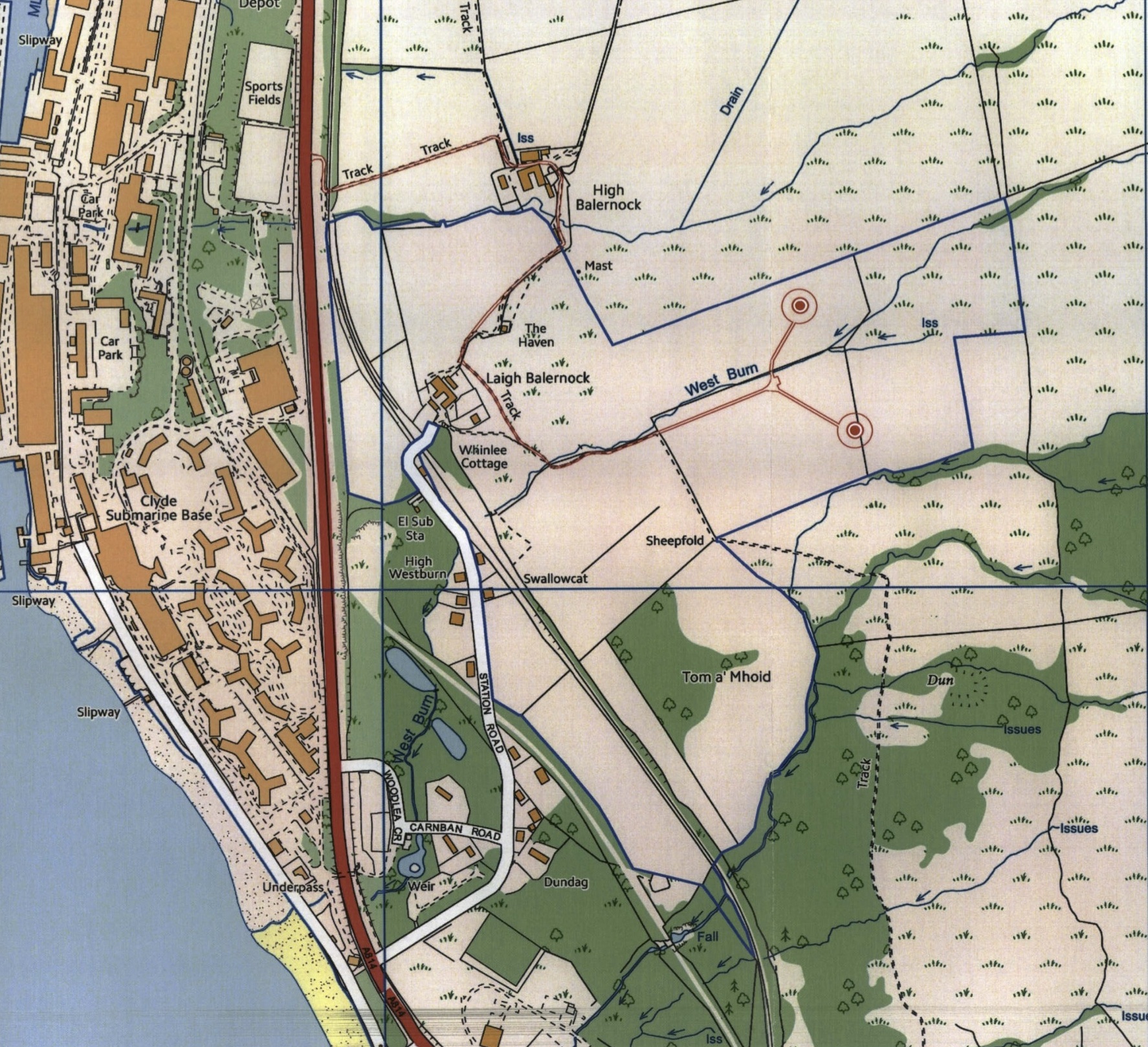 Wind turbines above Faslane 'could save family farm' - The Lochside Press