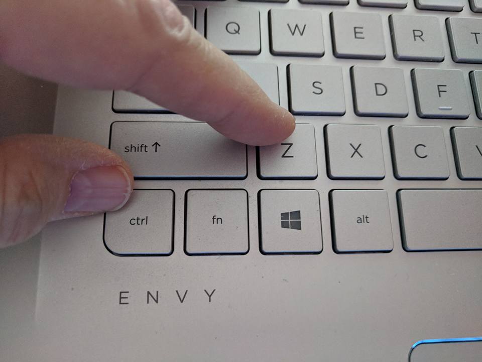 Control Z magically brings your content back if deleted