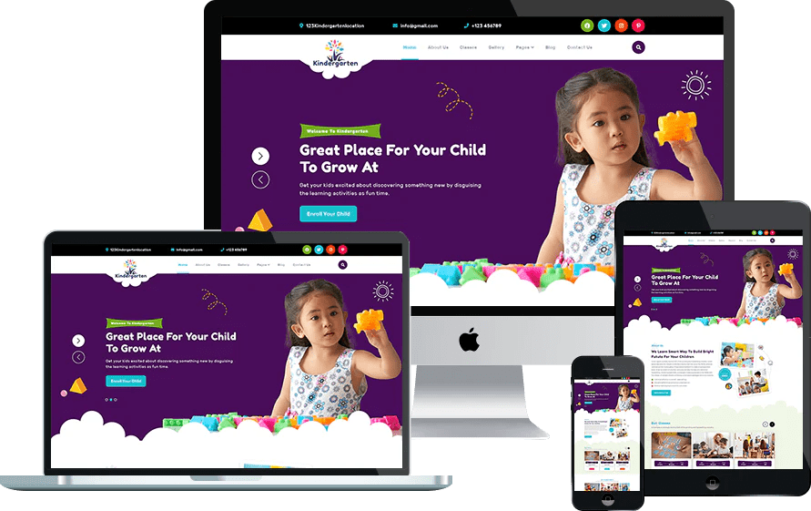 Kindergarten Wordpress Theme Ideal For Early Education Themeignite