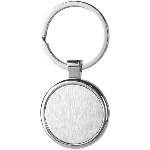 Custom Round Metal Keychain Printing - Merchlist