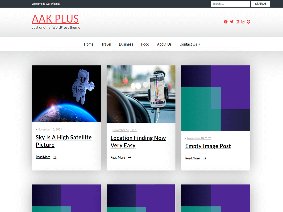 Aak Plus – WordPress theme | WordPress.org