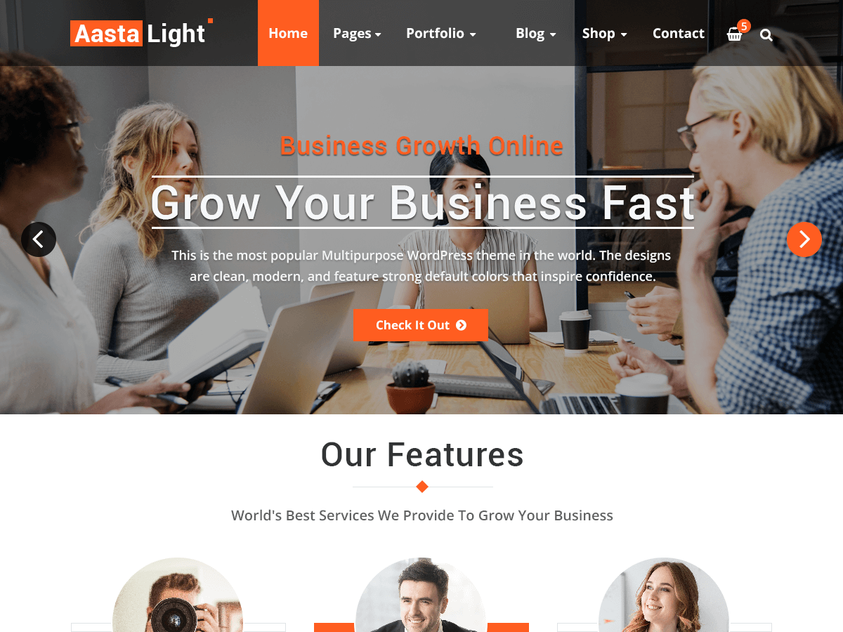 Aasta Light – WordPress theme | WordPress.org Perú