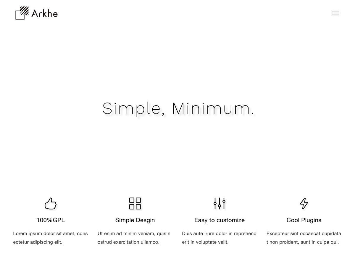 [WordPress] Arkhe ブロックパターンライブラリ | cocotiie