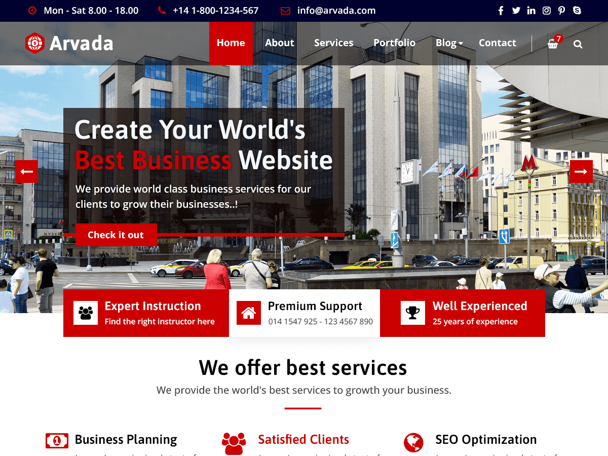 Arvada – Tema WordPress | WordPress.org Brasil