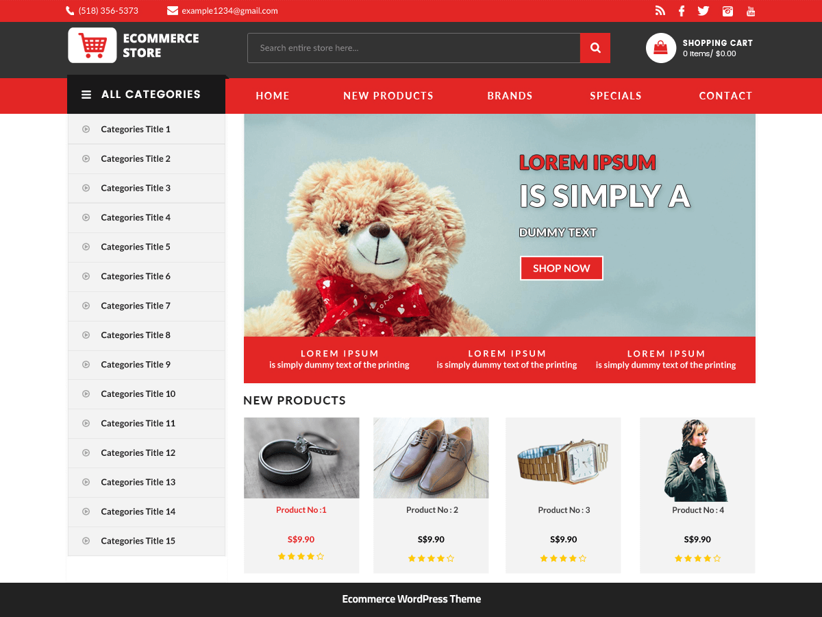 BB Ecommerce Store — Тема для WordPress | WordPress.org Русский