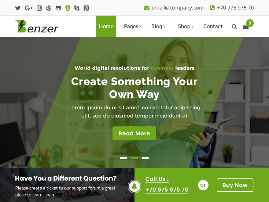 Benzer – Tema WordPress | WordPress.org Brasil