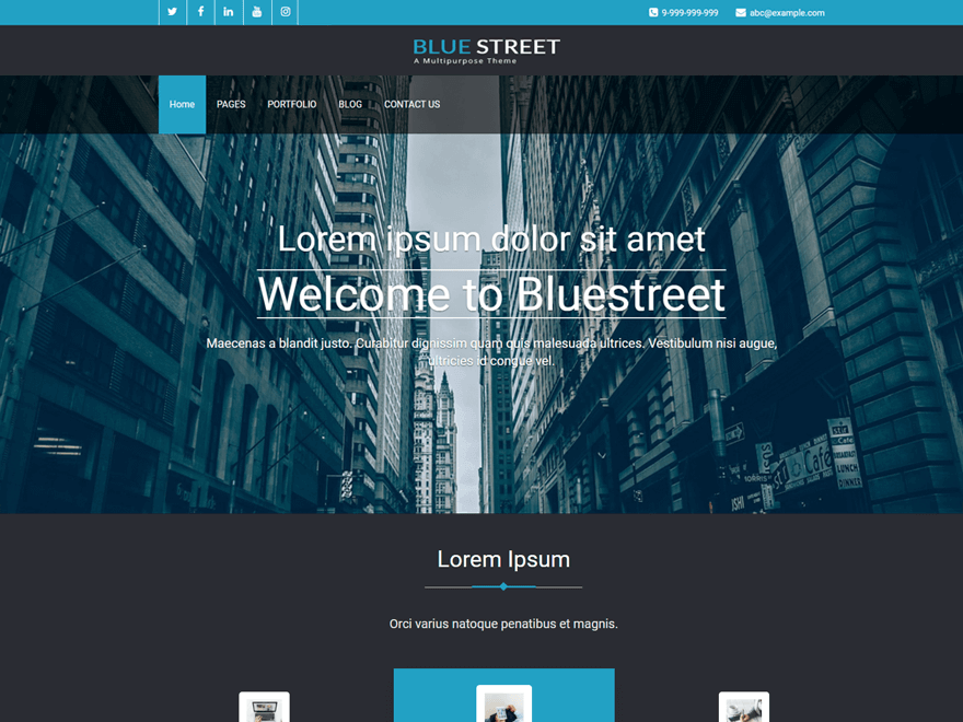 Bluestreet – WordPress theme | WordPress.org