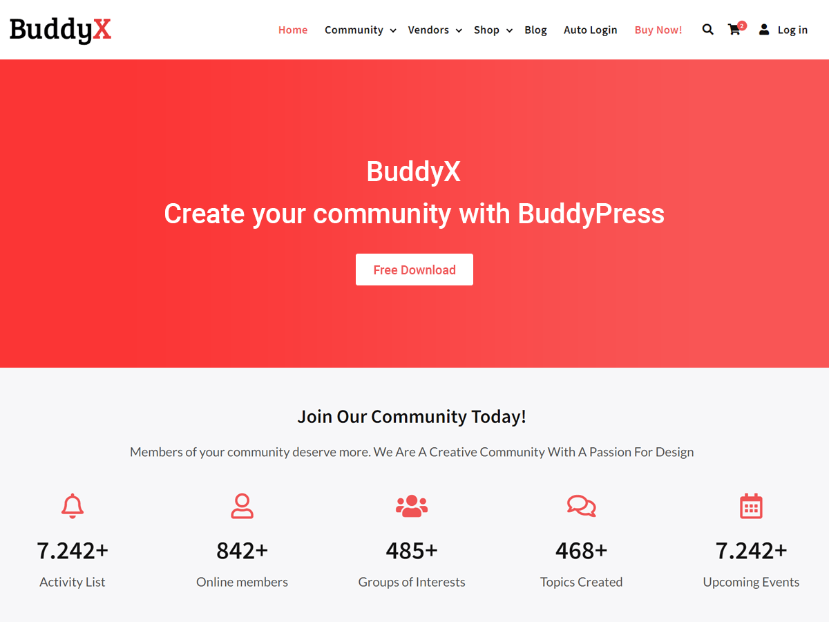 BuddyX – WordPress theme | WordPress.org