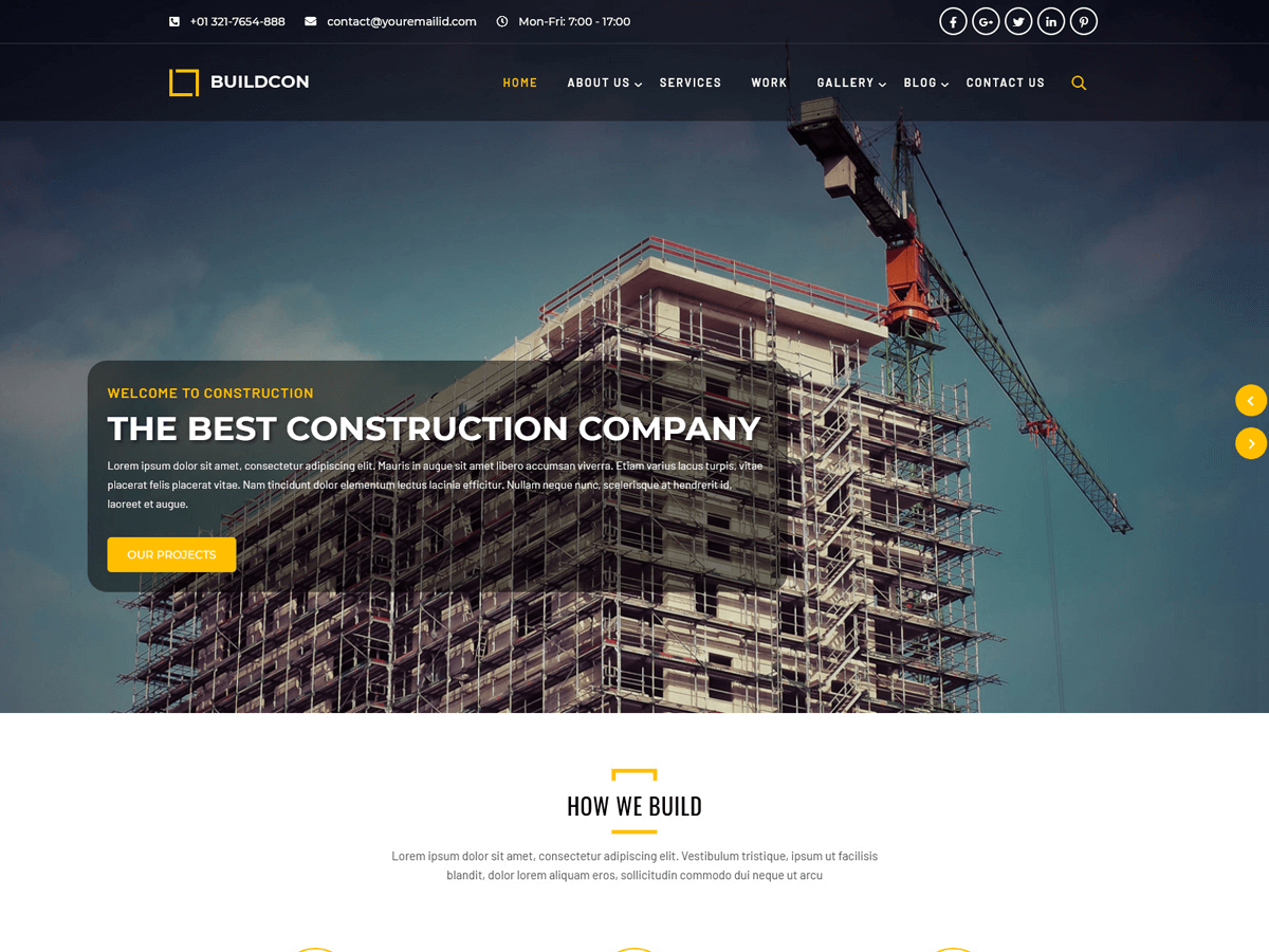 Buildcon Lite | WordPress Theme | WordPress.org