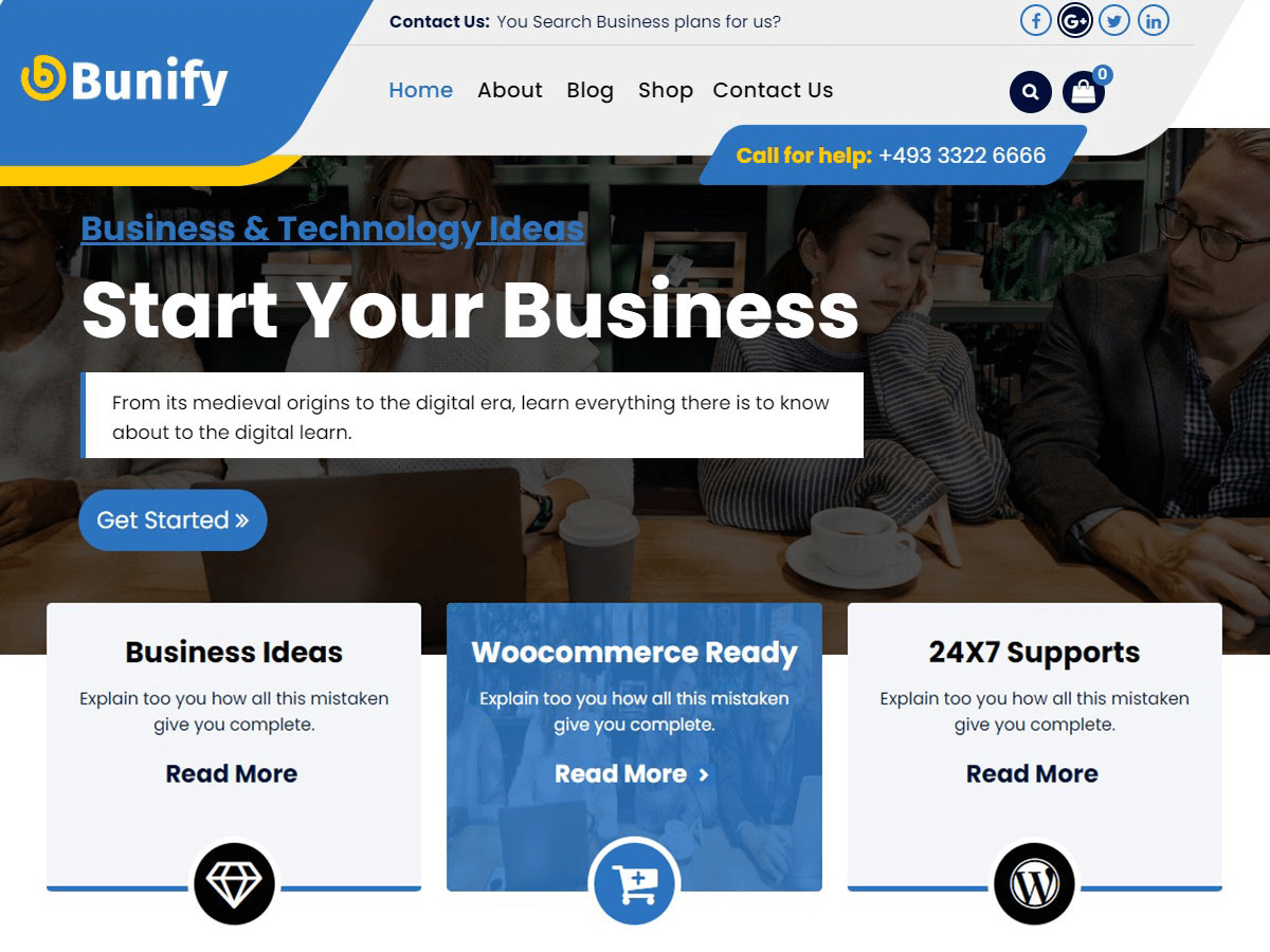 Bunify – WordPress theme | WordPress.org English (Australia)