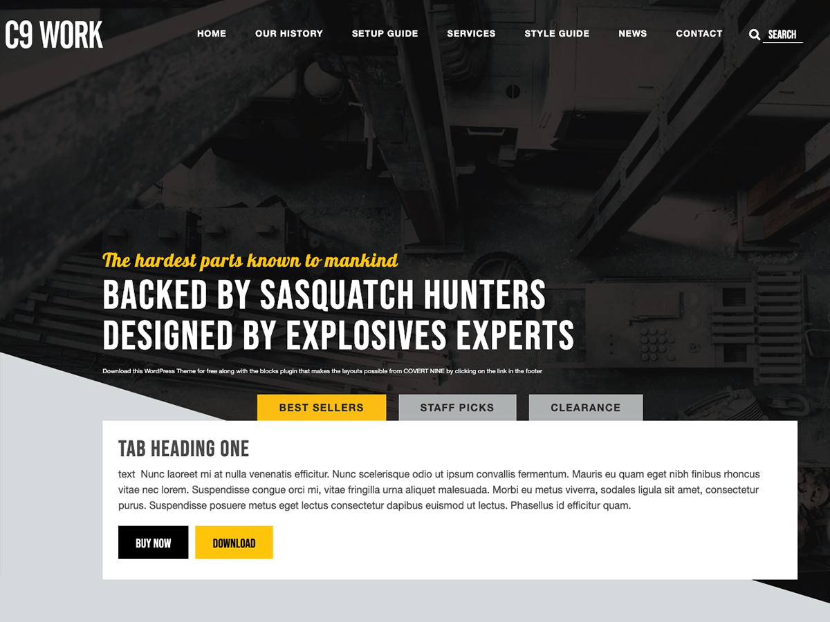 C9 Work – WordPress theme | WordPress.org