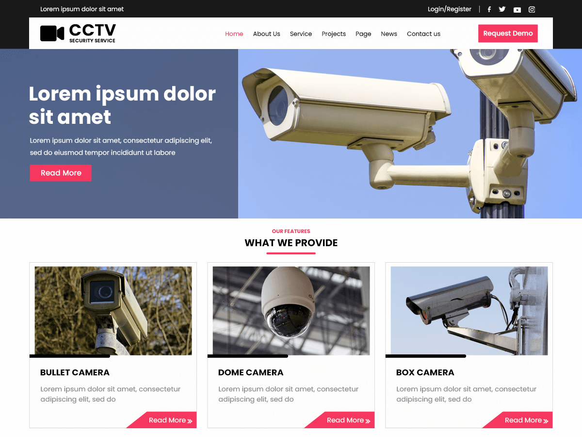 CCTV Security – WordPress theme | WordPress.org