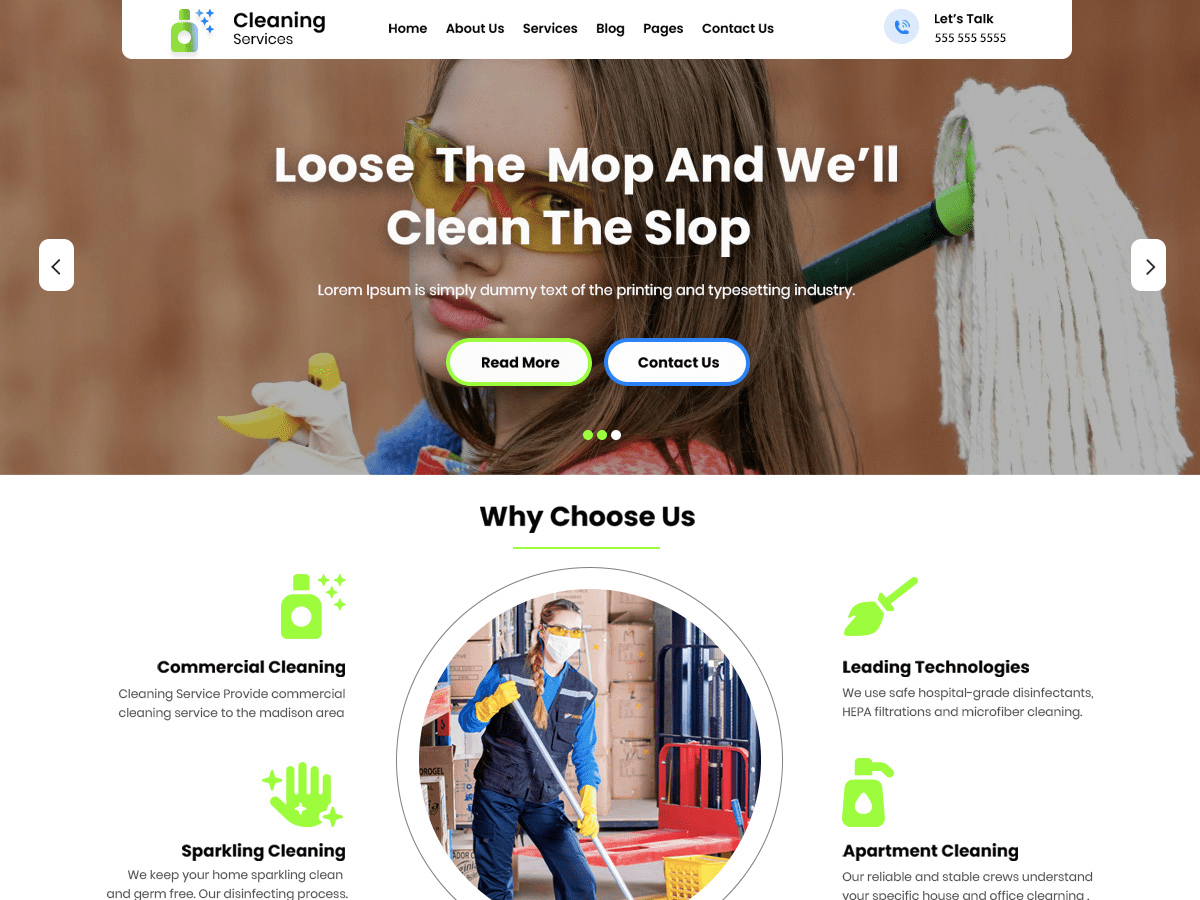 Cleaning Master – WordPress theme | WordPress.org