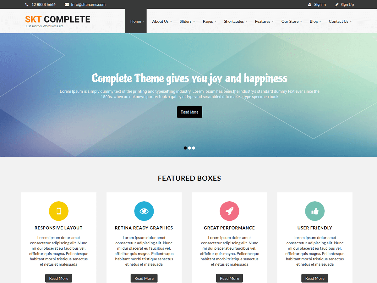 Complete Lite – WordPress theme | WordPress.org Perú