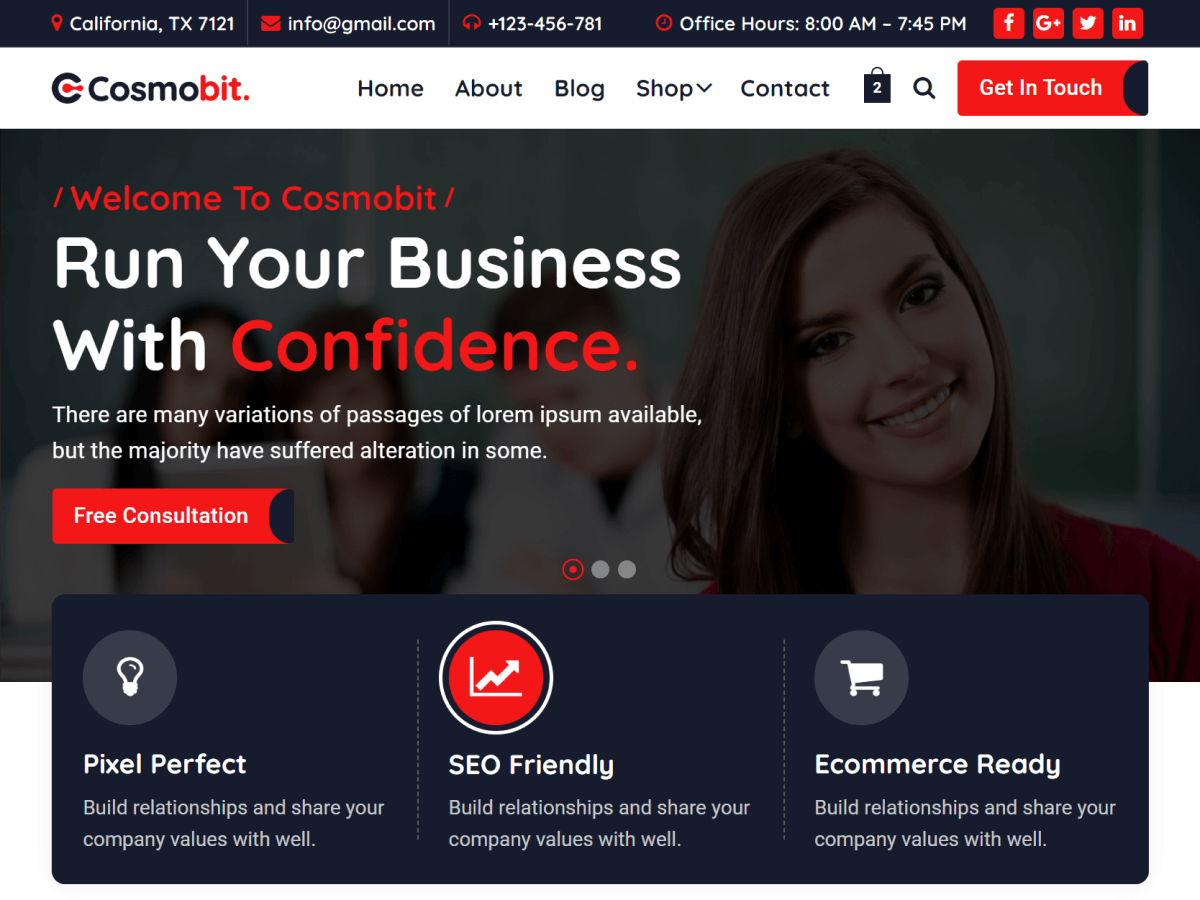 Cosmobit – WordPress-Theme | WordPress.org Deutsch