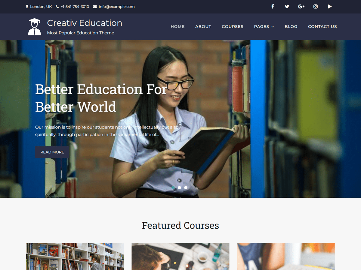Creativ Education – WordPress theme | WordPress.org