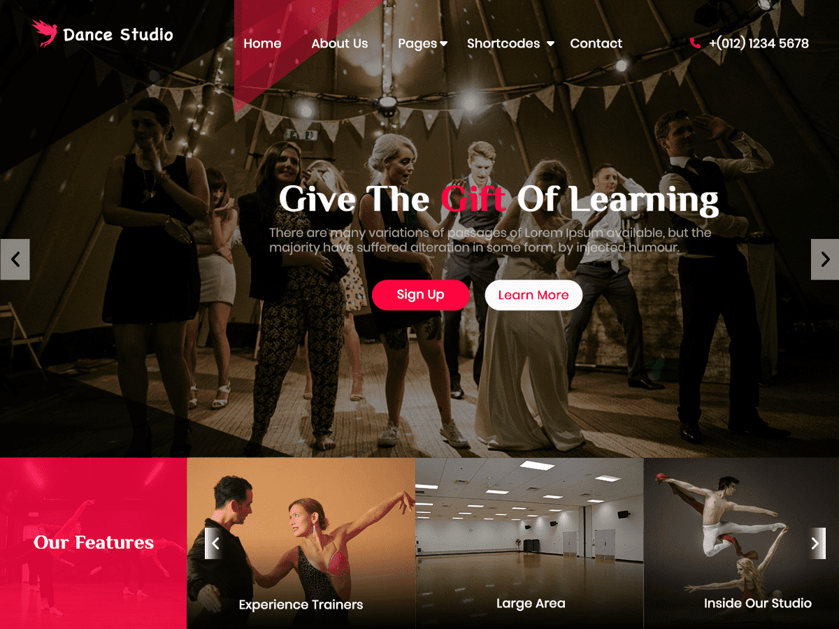 Dance Master – WordPress theme | WordPress.org