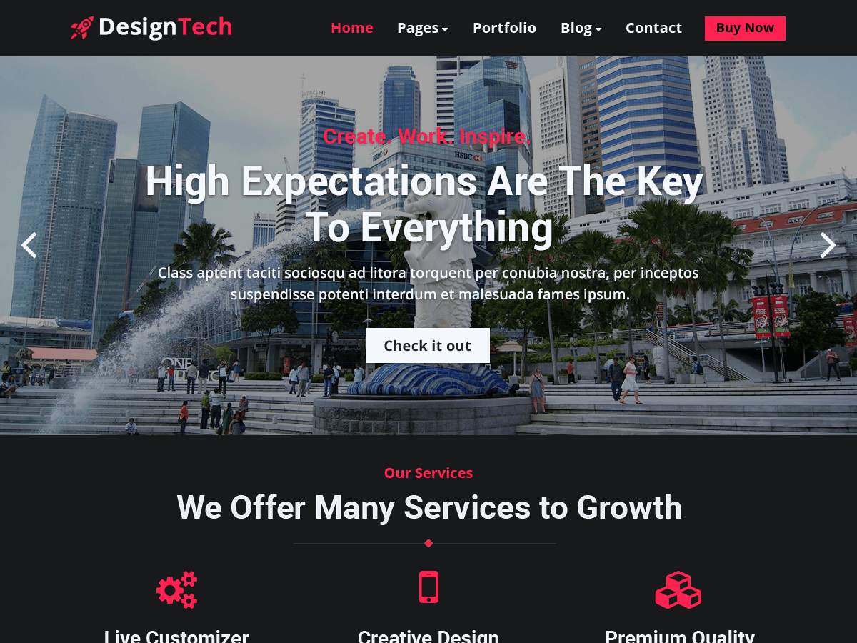 DesignTech – Tema WordPress | es.WordPress.org