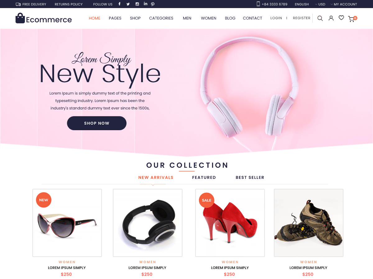 Ecommerce Mega Store – WordPress theme | WordPress.org