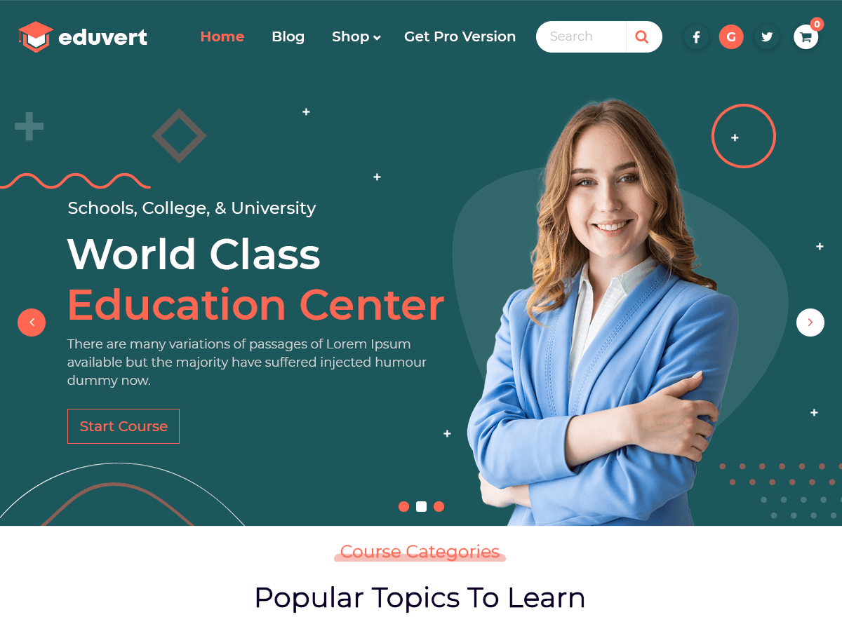 Eduvert – WordPress theme | WordPress.org भारतम्