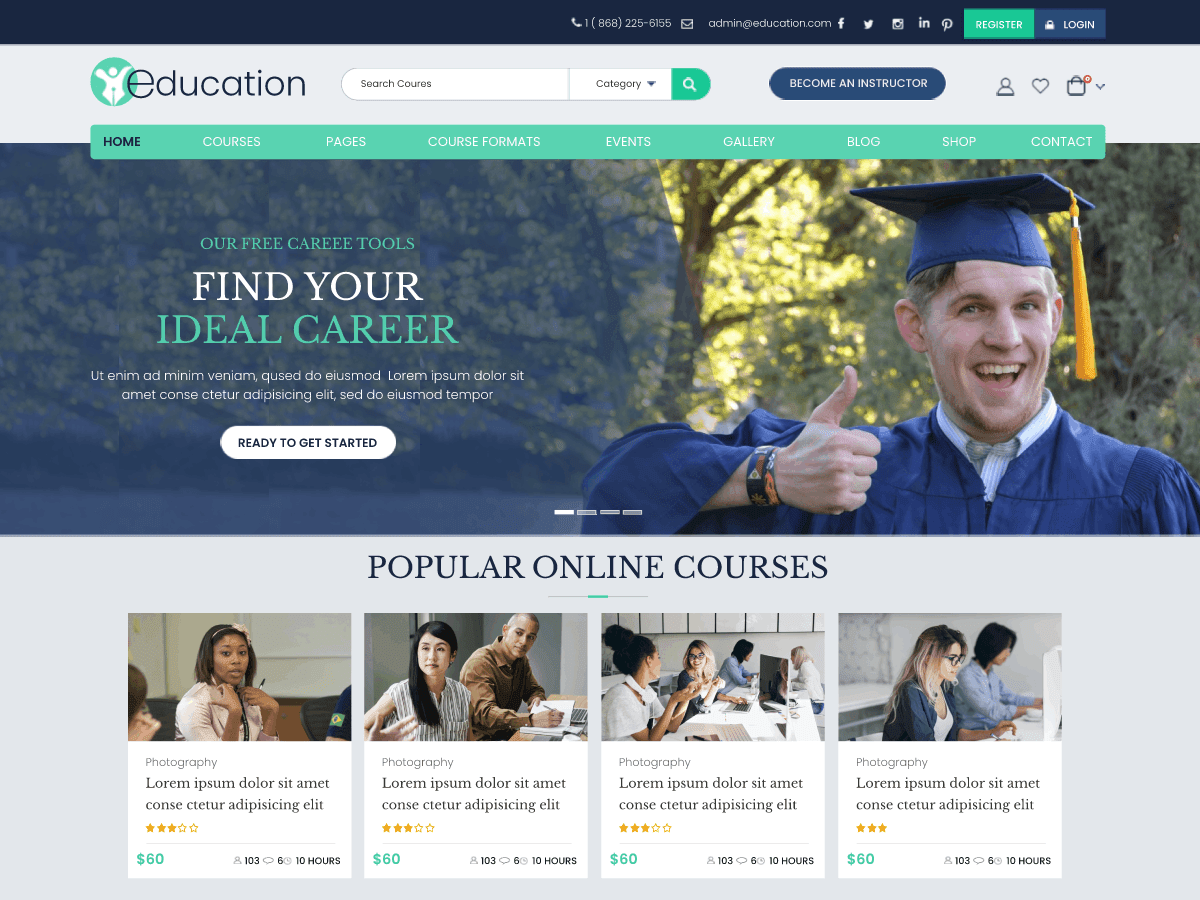 eLearning Education – WordPress theme | WordPress.org
