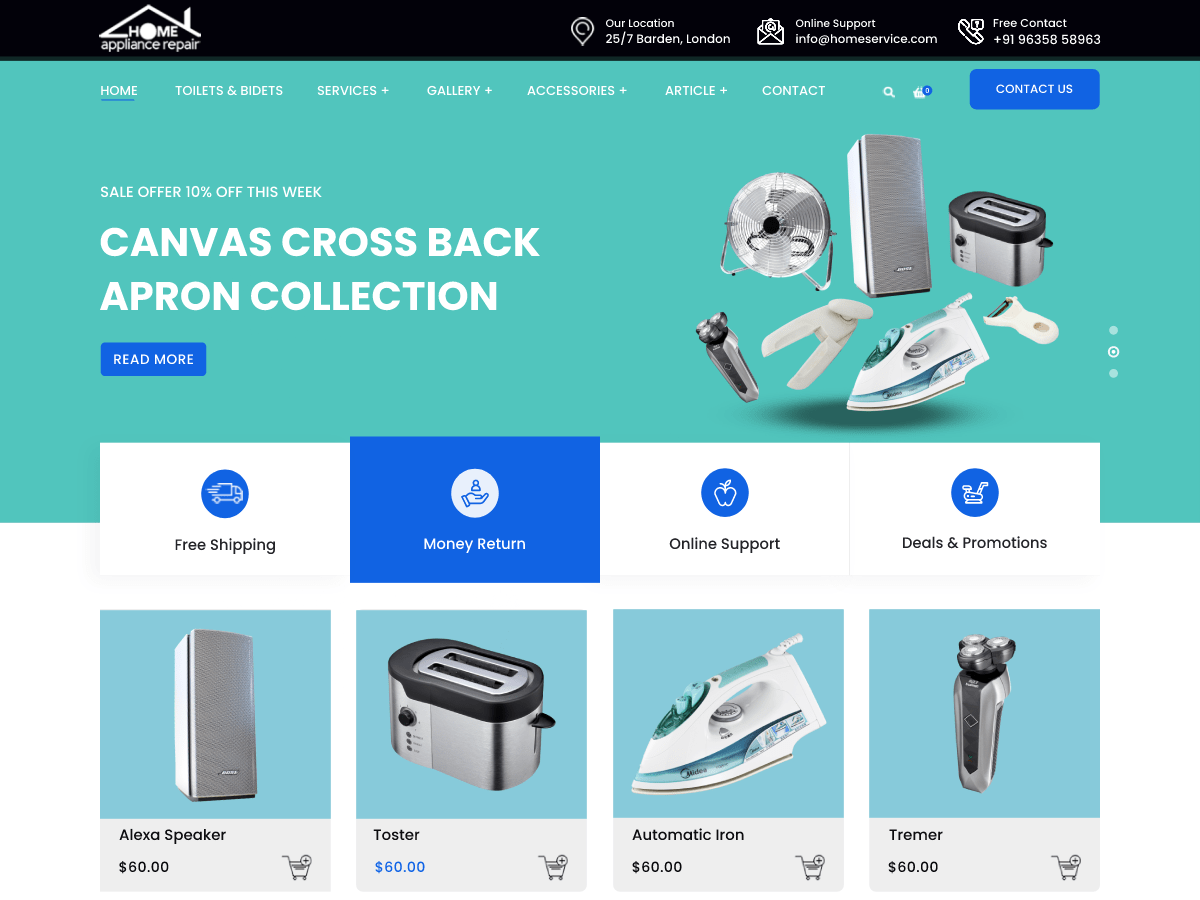 Electronics Appliances – Tema WordPress | es.WordPress.org