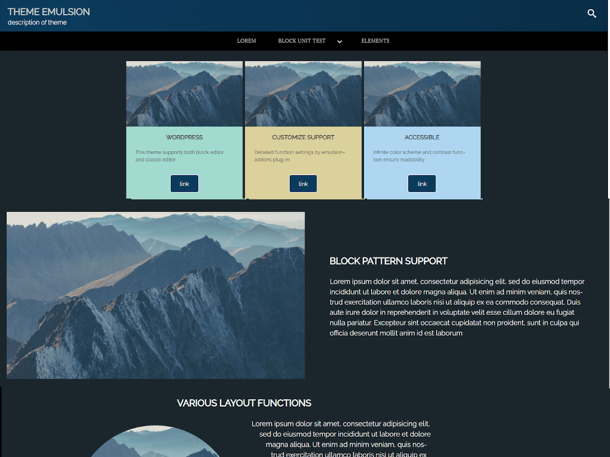 emulsion – WordPress-Theme | WordPress.org Deutsch