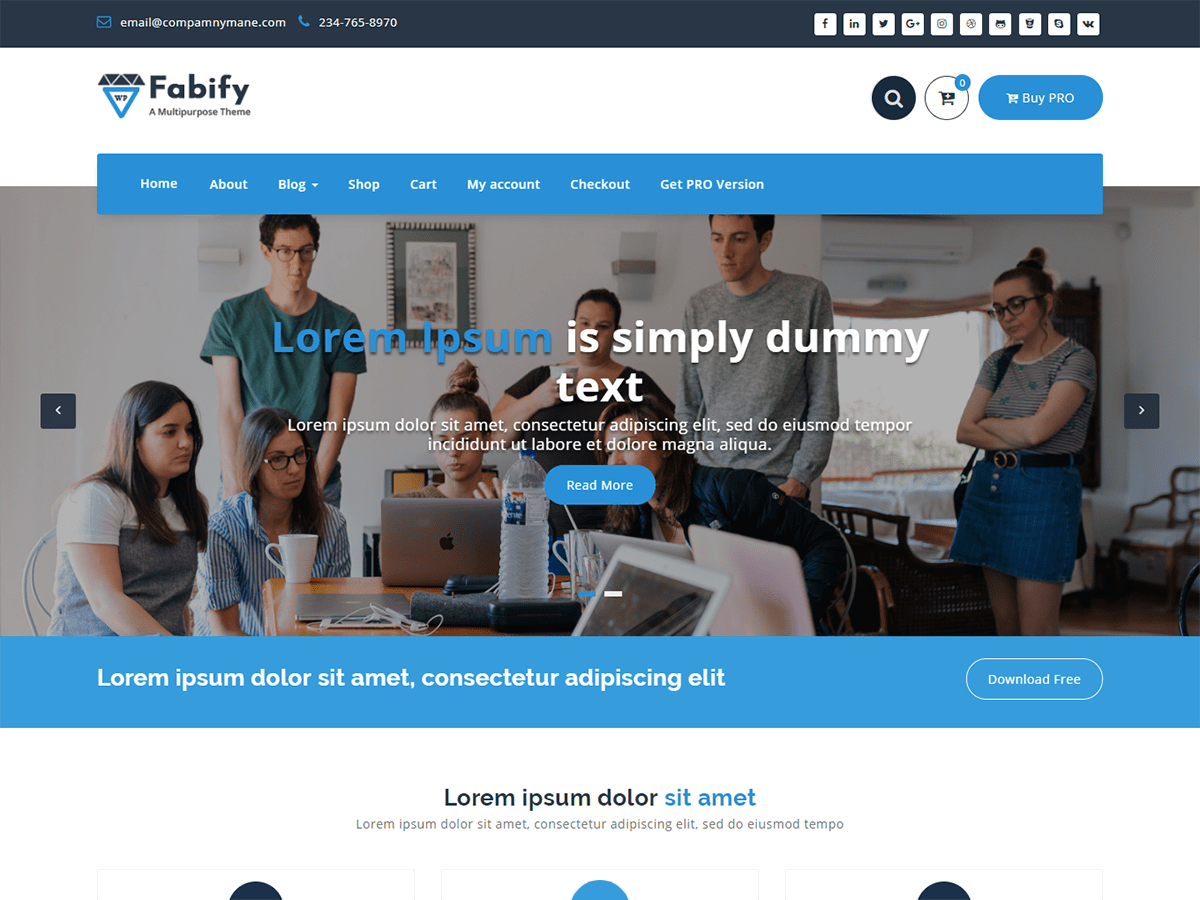 Fabify – WordPress テーマ | WordPress.org