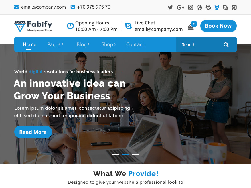 Fabify – WordPress-Theme | WordPress.org Deutsch